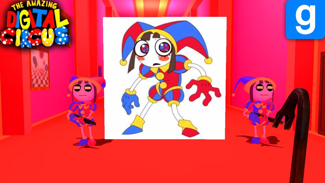 Gmod Amazing Digital Circus Nextbots | How to escape from the Amazing ...