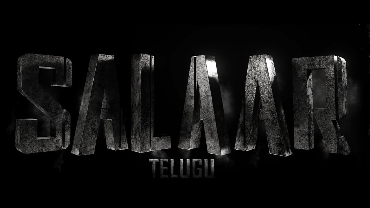 Salaar Title Card | Prabhas | Prashanth Neel - YouTube