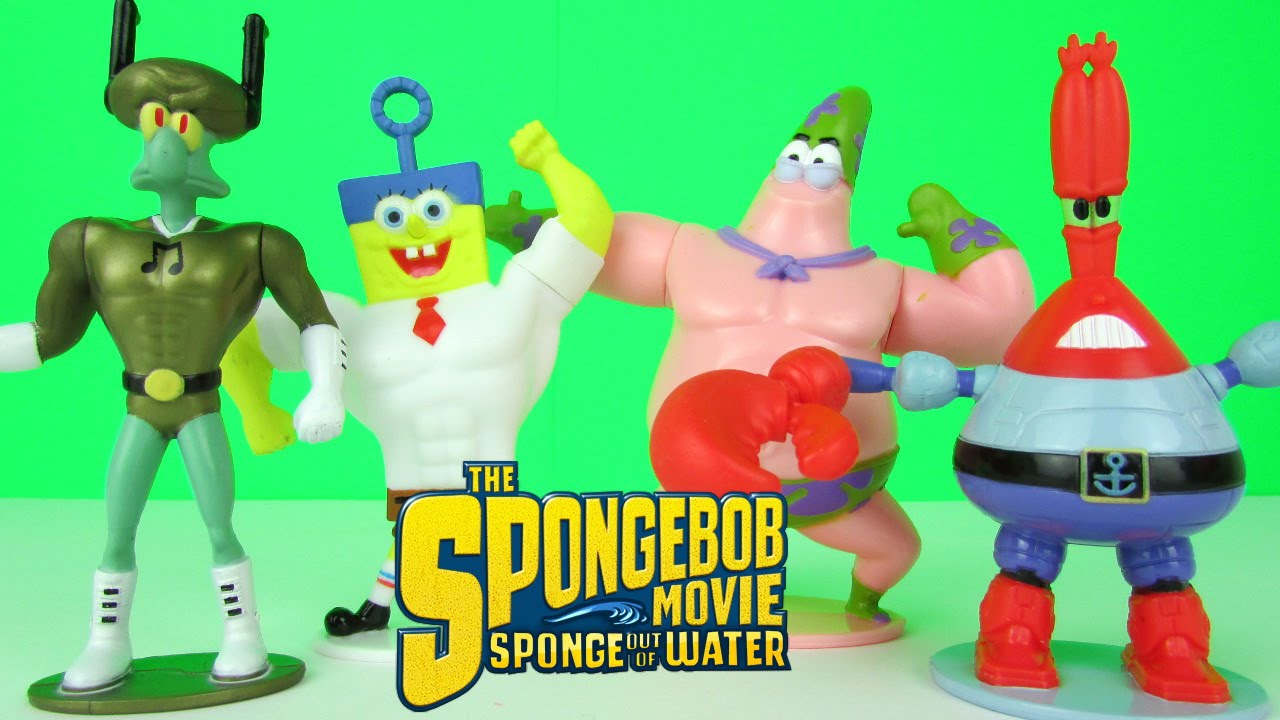 Spongebob The Movie 2015 Heroes Figures Playset Crazy Upside Down ...