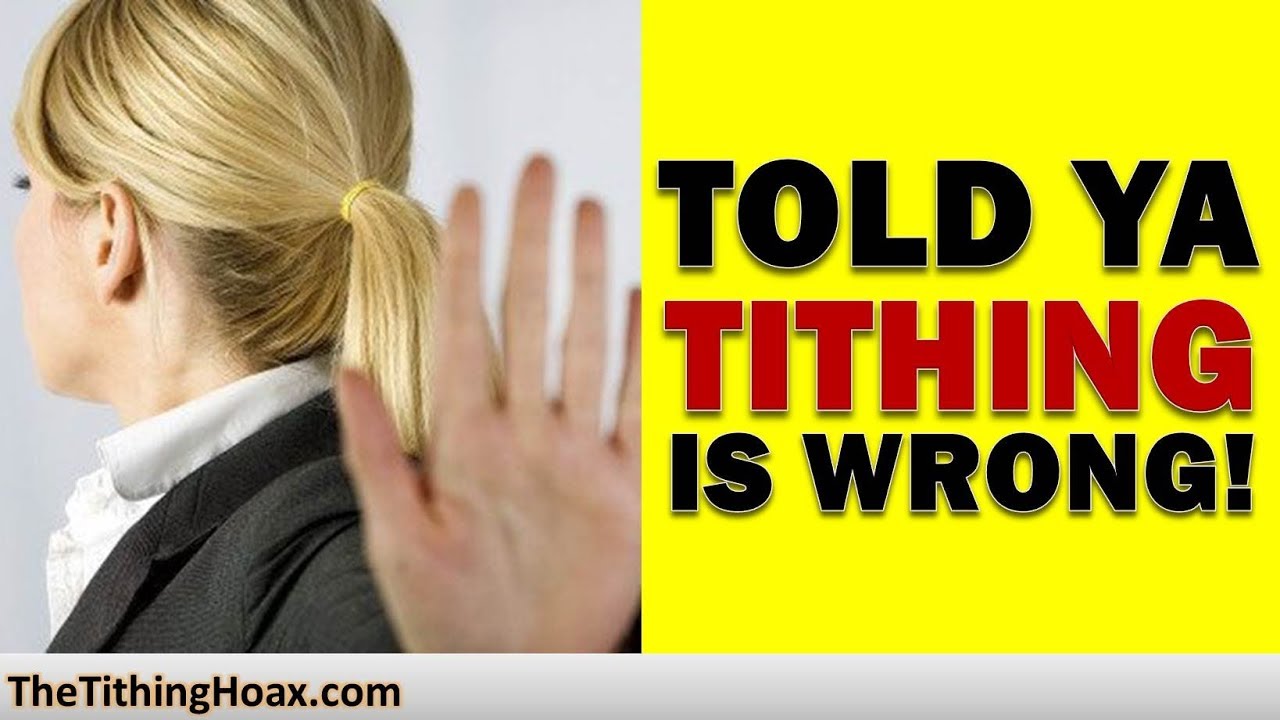 Unlearn The Lies Tithing | Famous Evangelist Agrees With The Tithing ...