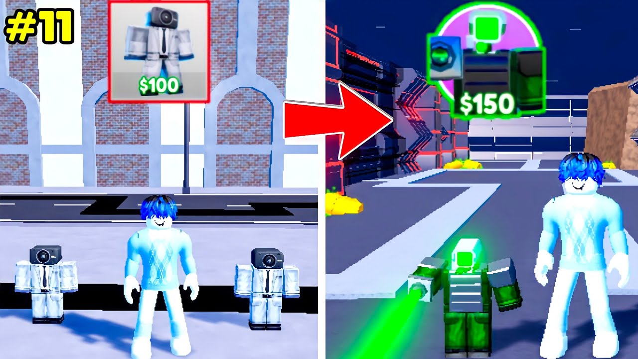 I Got Green Lazer Camera Man in Toilet Tower Defense | Basic To Spider ...