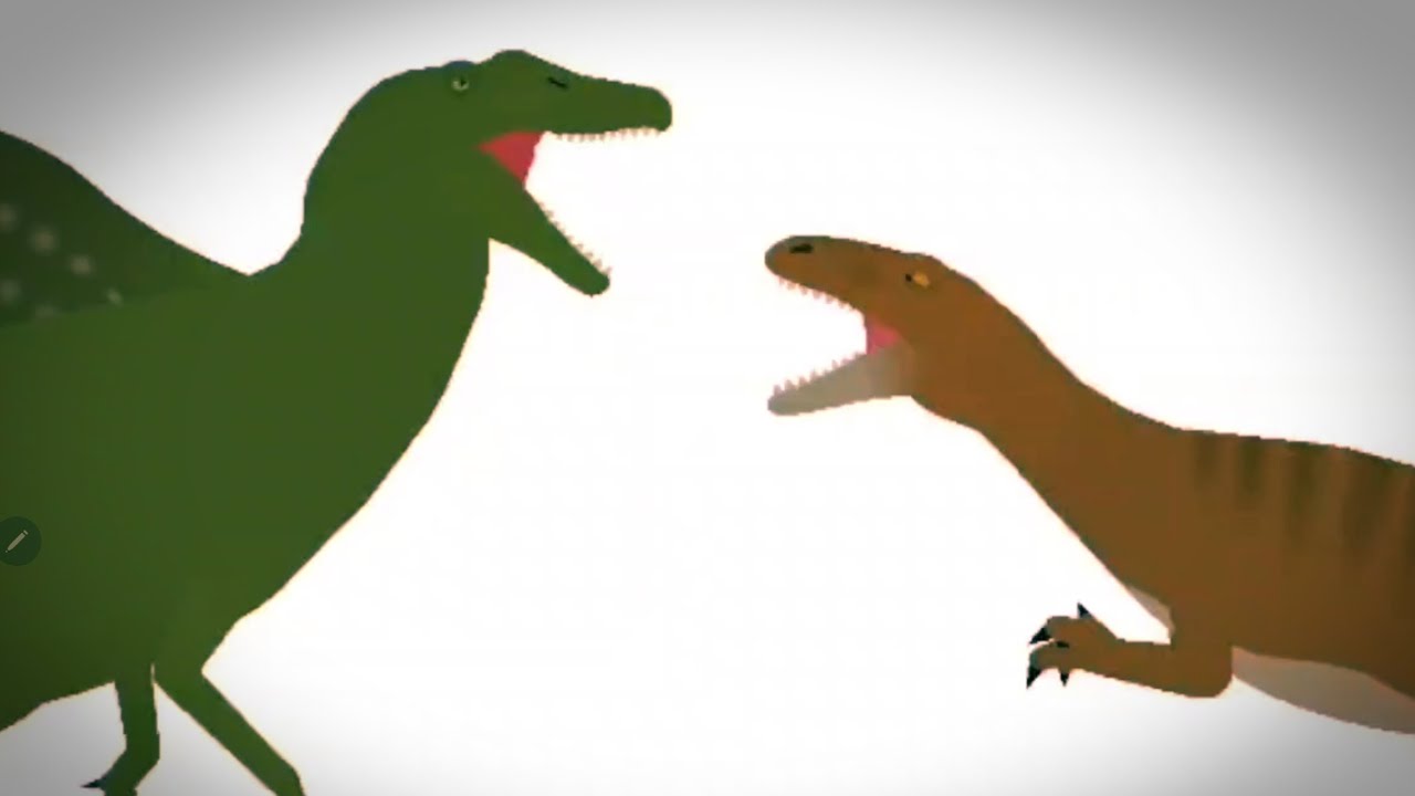 Carnivores Spinosaurus Vs Velociraptor (perfectly looped fight ...