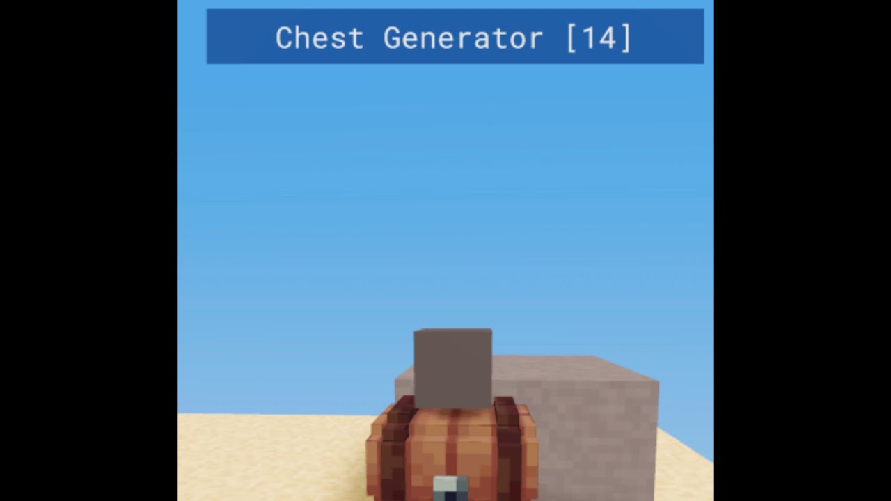 Roblox BedWars added a chest generator?! - YouTube