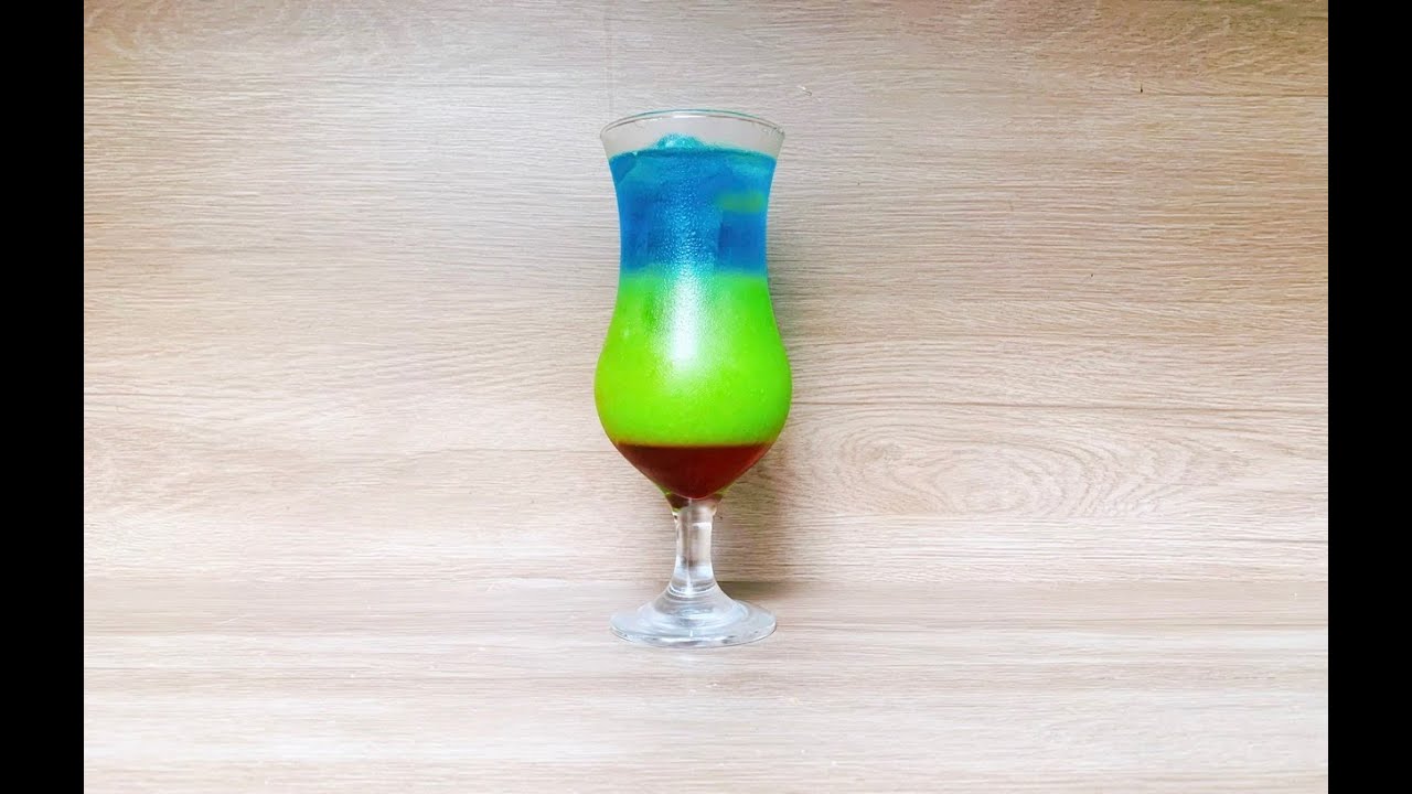 Fantasía tricolor 🍹🌈( este coctel te hará vivir todas tus fantasías ...