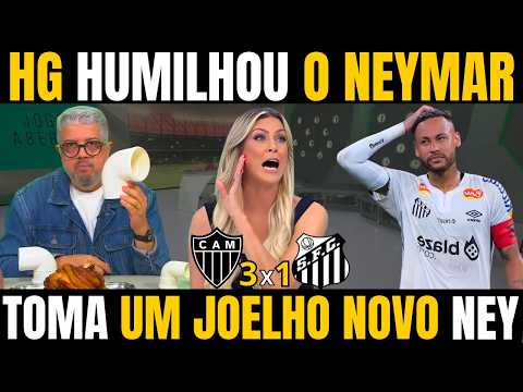 HG REPRESENTOU O GALO E LEVOU UM JOELHO NOVO PARA O NEYMAR HOJE NO JOGO ABERTO