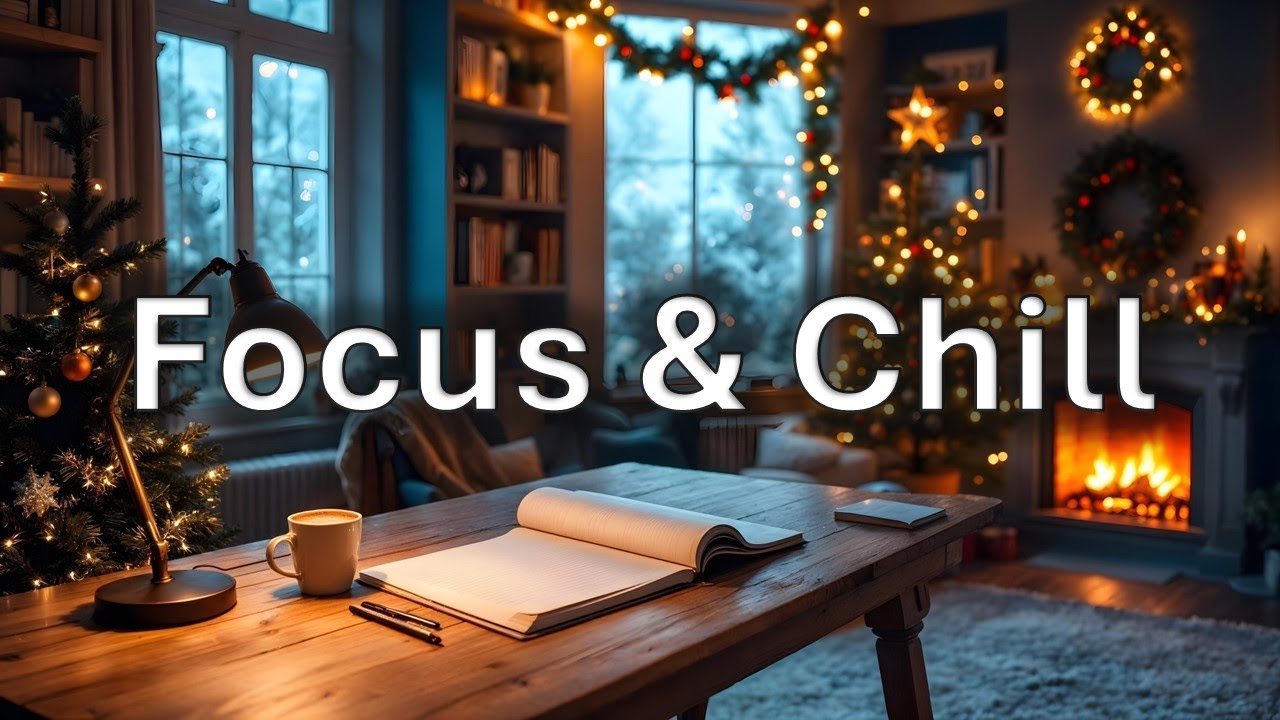 🎄CoZy ChRiStMas StuDy RoOm: lOfI ViBeS FoR FoCuS & pRodUcTiViTy 📚 - YouTube