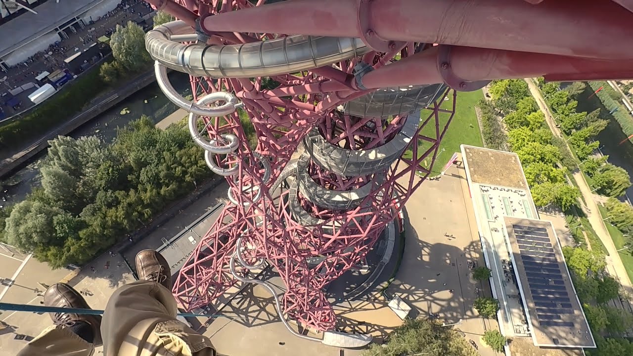 Abseiling the ArcelorMittal Orbit at the Queen Elizabeth Olympic Park ...