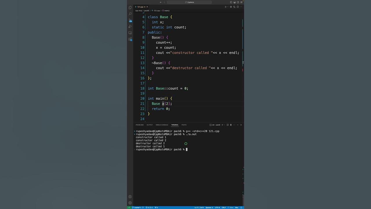 Quick Look At Static Data Member Use Case In C Cppprogramming Cplusplus Youtube 4191