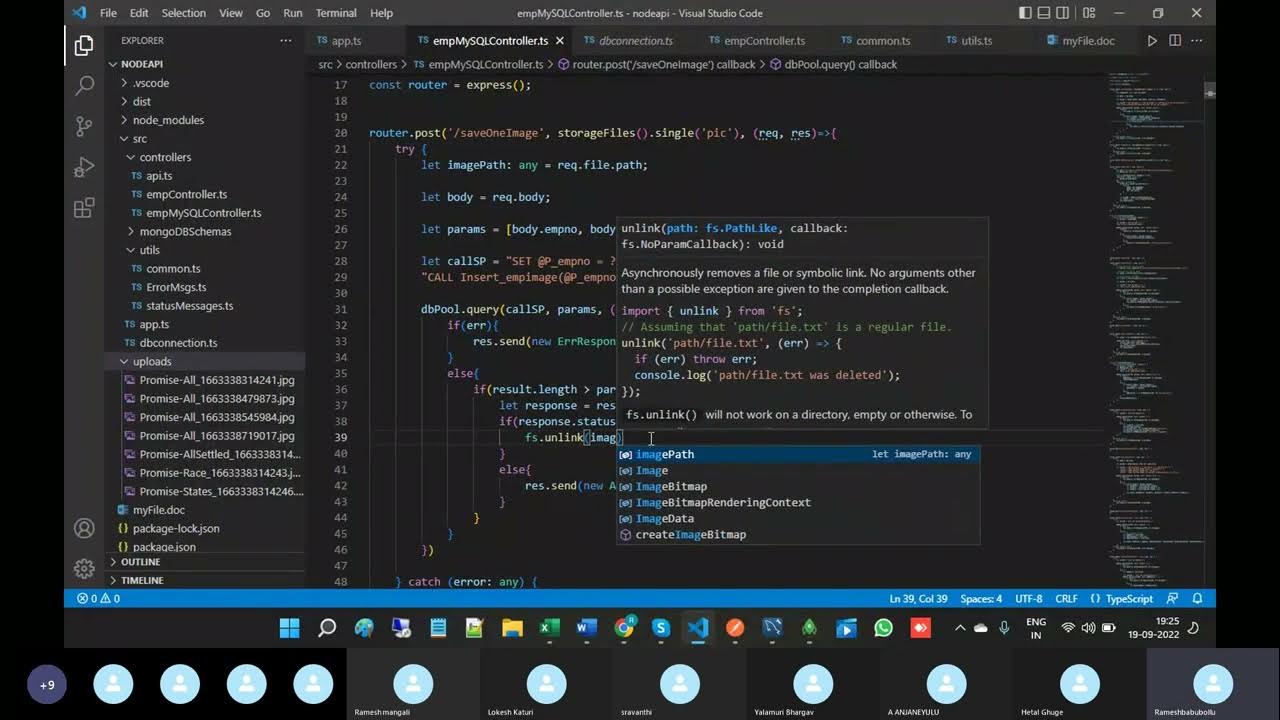 Part 72 Upload single file in folder and file path along with parameters saved in MySQL using ...