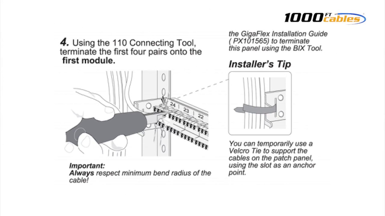 How to: Gigaflex PS6 Patch Panel | 1000FTCables® - YouTube