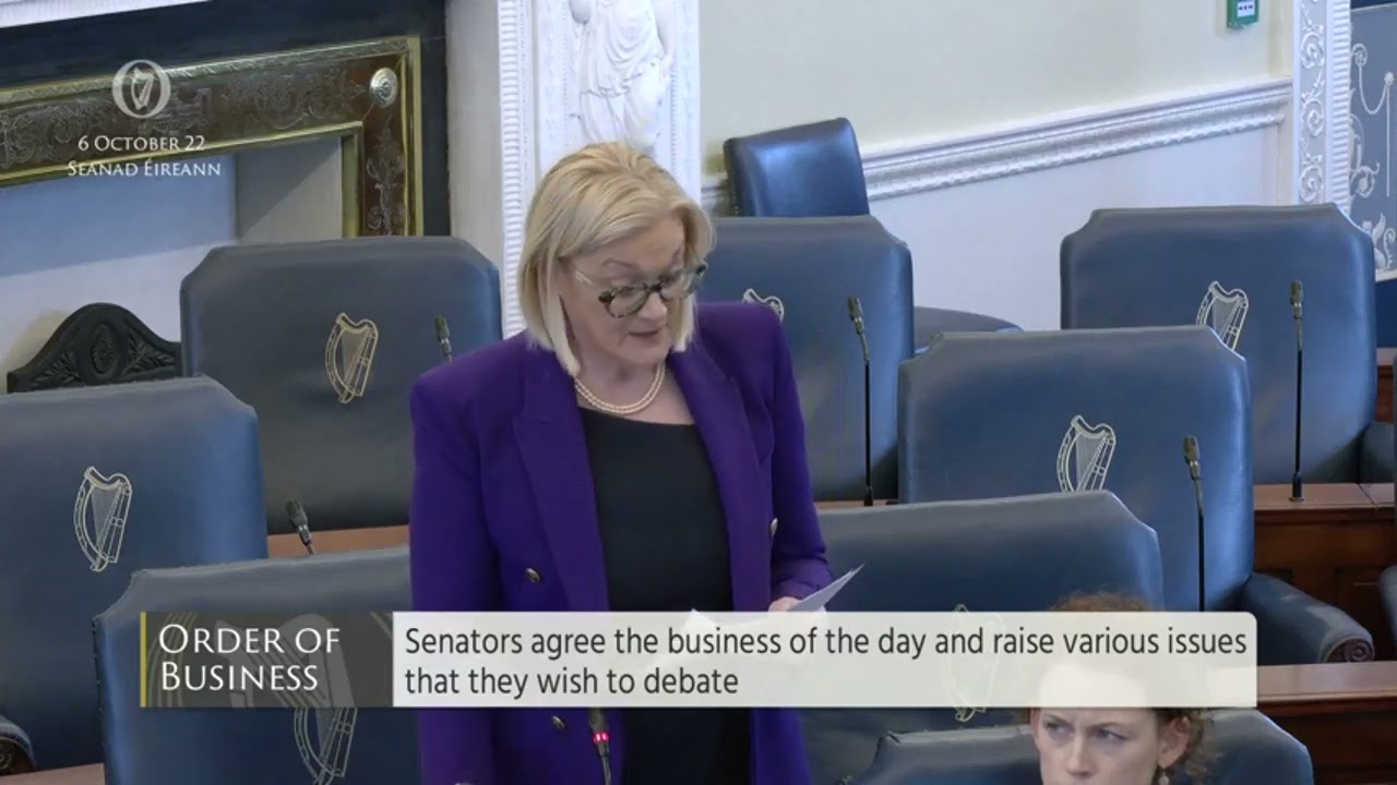 Senator Sharon Keogan- speech from 6 Oct 2022 - YouTube