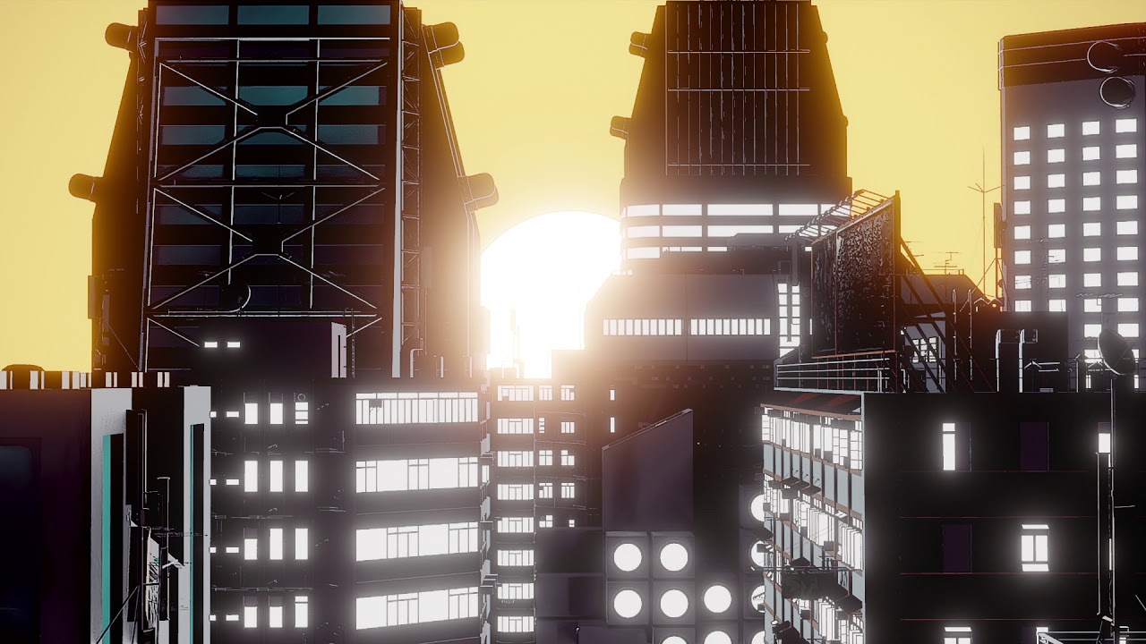 Blender 2 8 - NPR Stylized Cityscape - YouTube