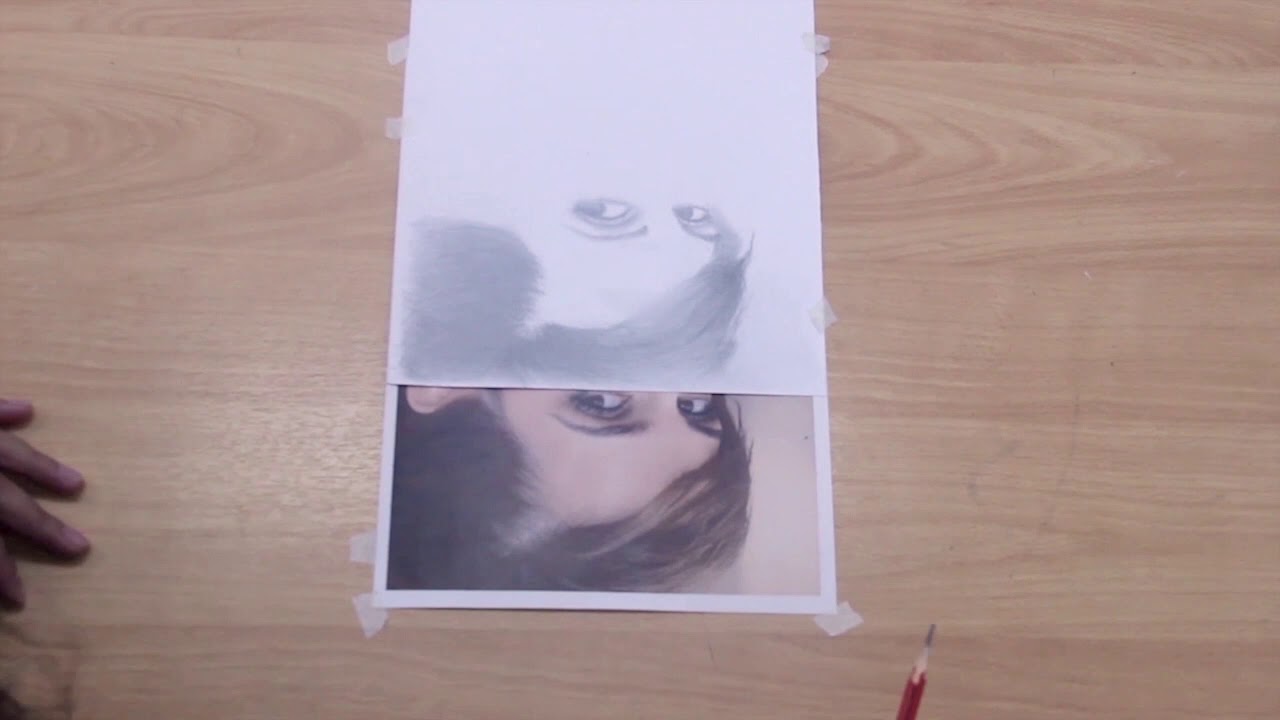 Unidad 03 E5 - Dibujo Invertido de Rostro - YouTube