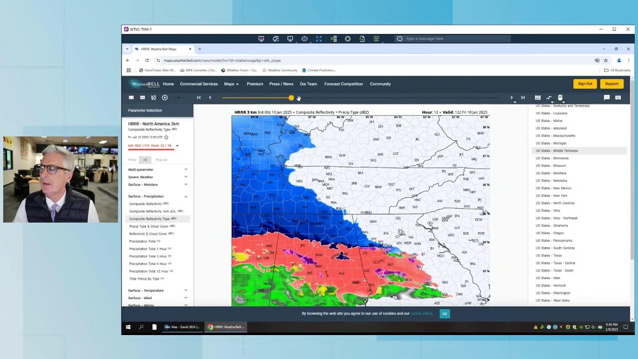 Thursday Night Winter Weather Chat (1/9) - YouTube