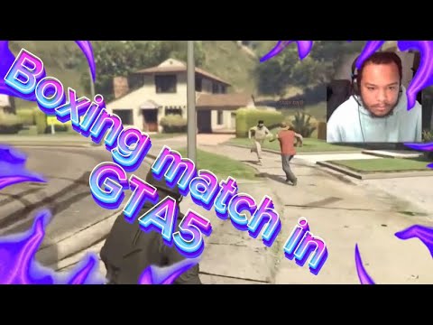 GTA 5 Online - Boxing match in GTA 5 Car Meet - YouTube