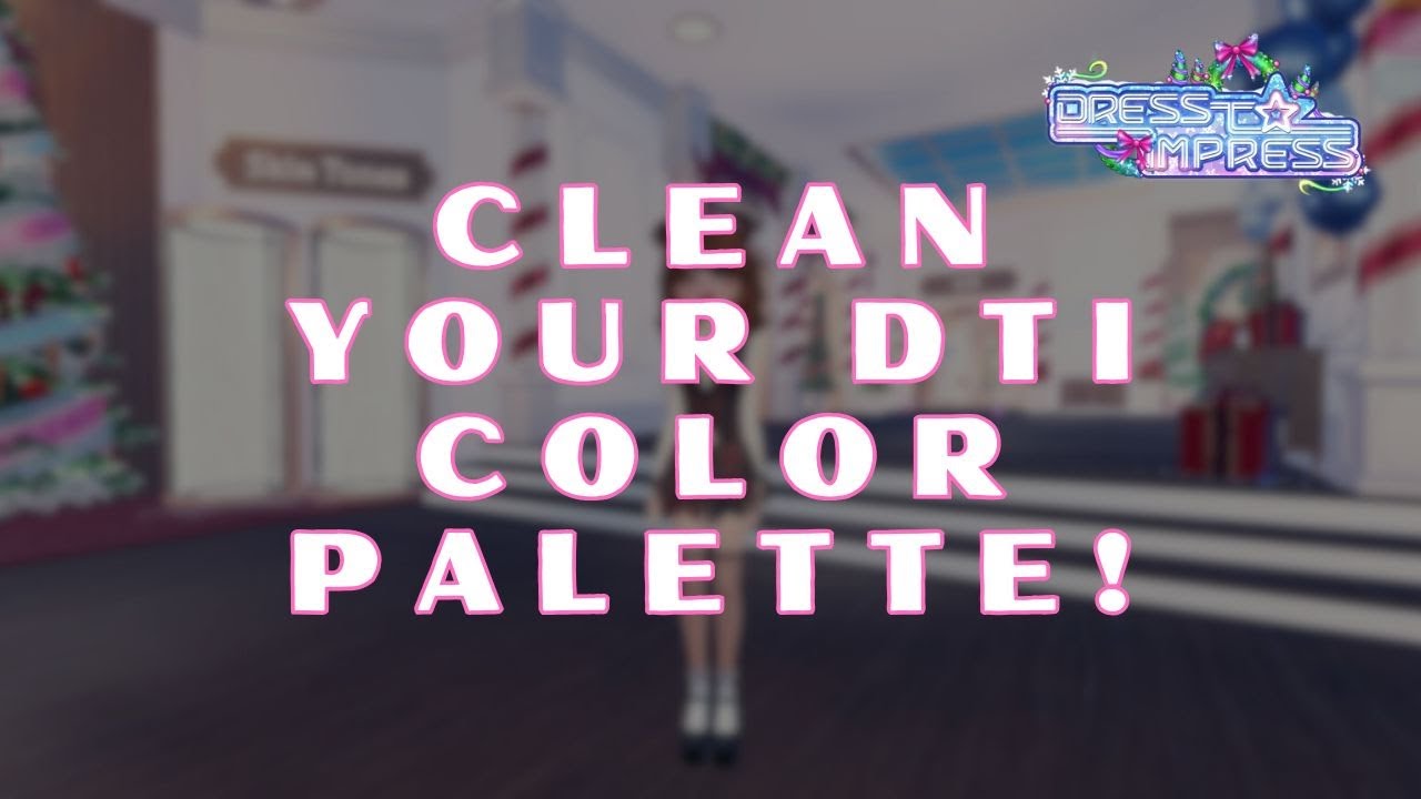 CLEAN YOUR PALETTE - How to Delete Saved Colors in Dress To Impress ...