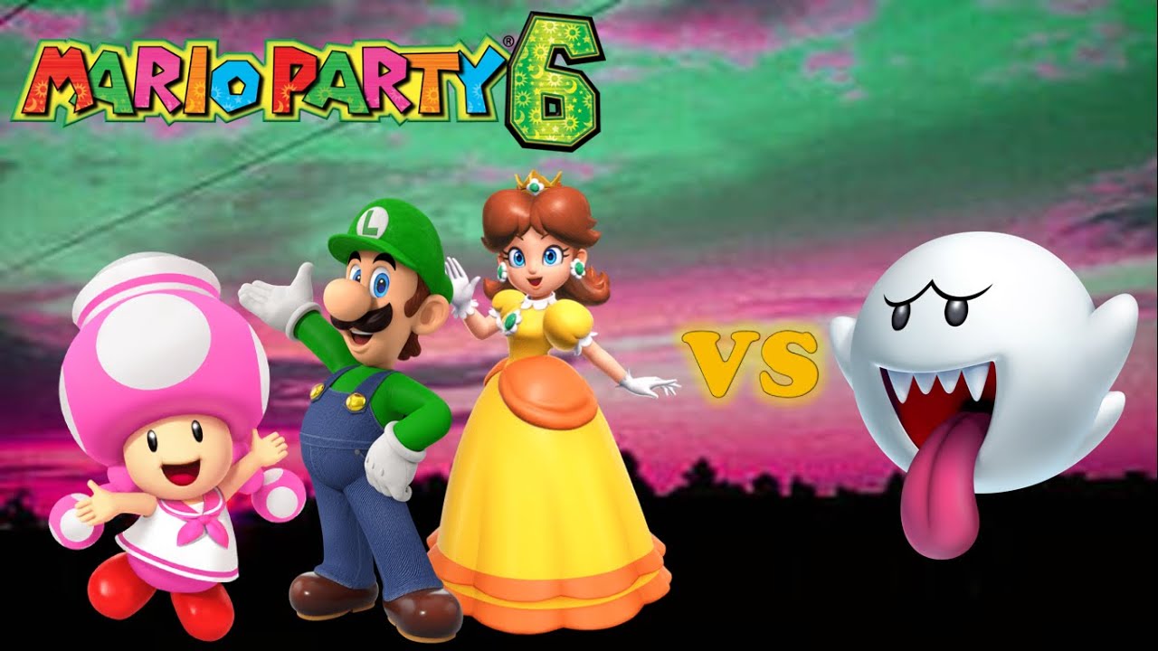 Mario Party 6 - Battle Bridge - Toadette, Luigi & Daisy vs Boo - YouTube