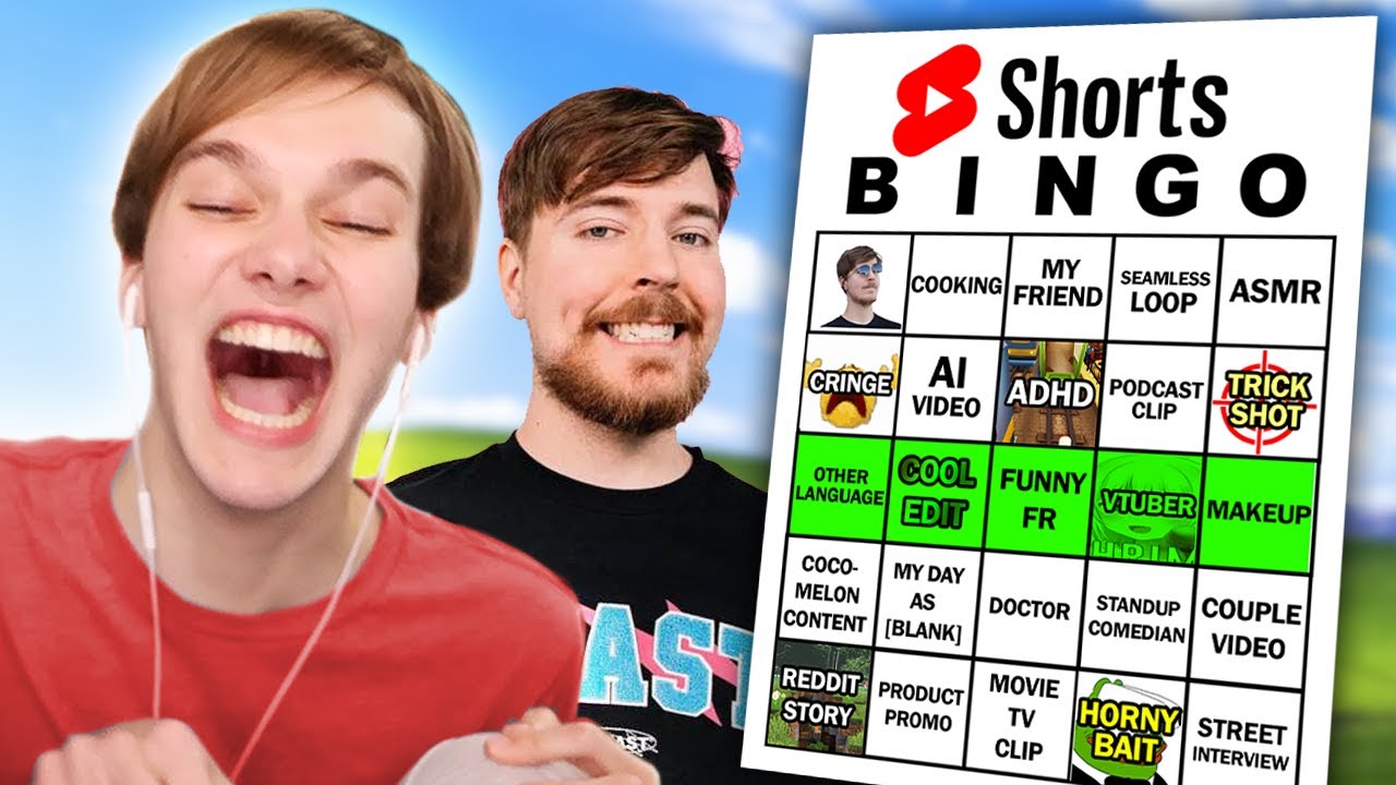 YouTube Shorts Bingo - YouTube