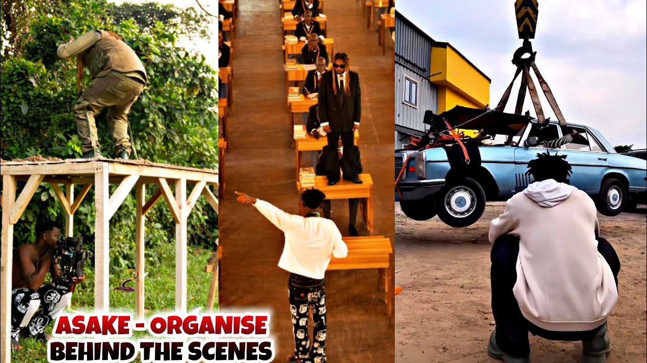 Asake - Organise (Official Music Video) Behind The Scene. - YouTube