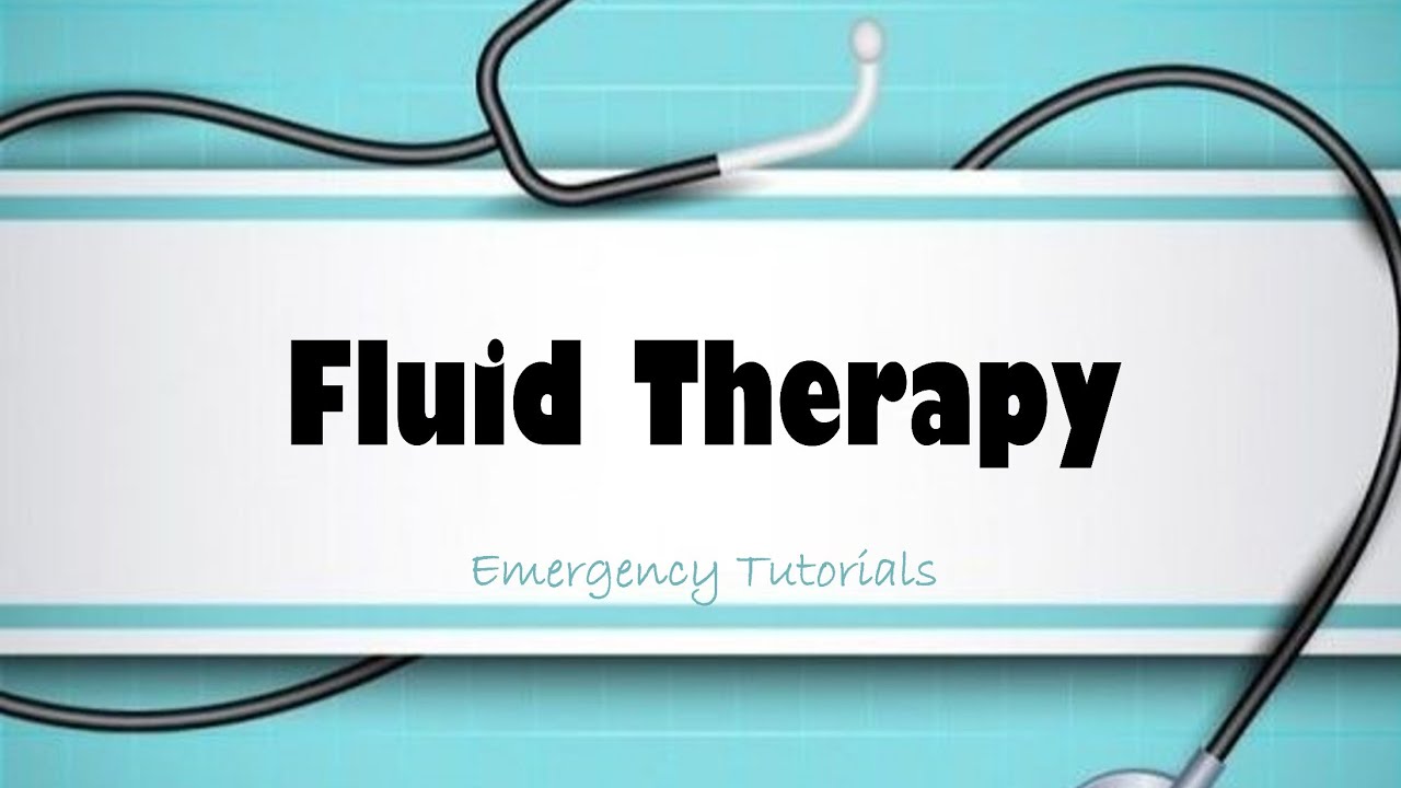 Fluid Therapy tutorial ED - YouTube