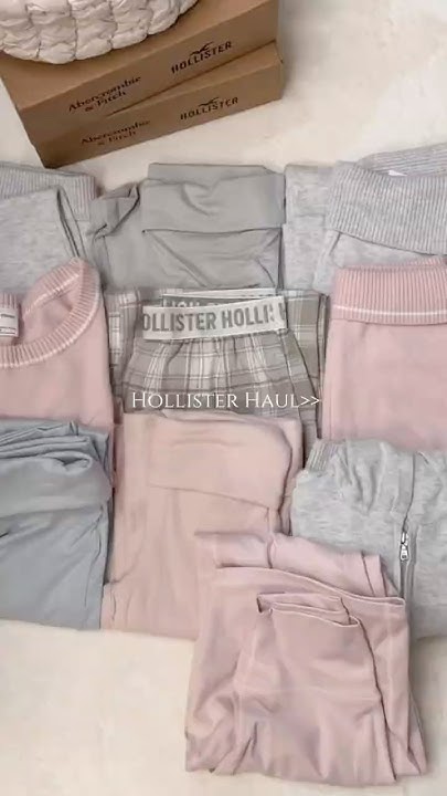 Hollister Haul 🎀 🤍開箱分享 unboxing #ootd #pink #asmrsounds #tiktok #cleangirl #haul #hollister ...