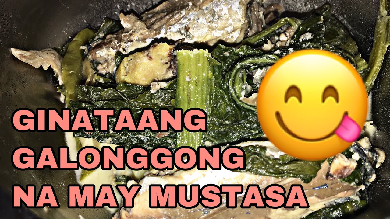COCONUT GALONG-GONG FISH WITH MUSTASA - YouTube