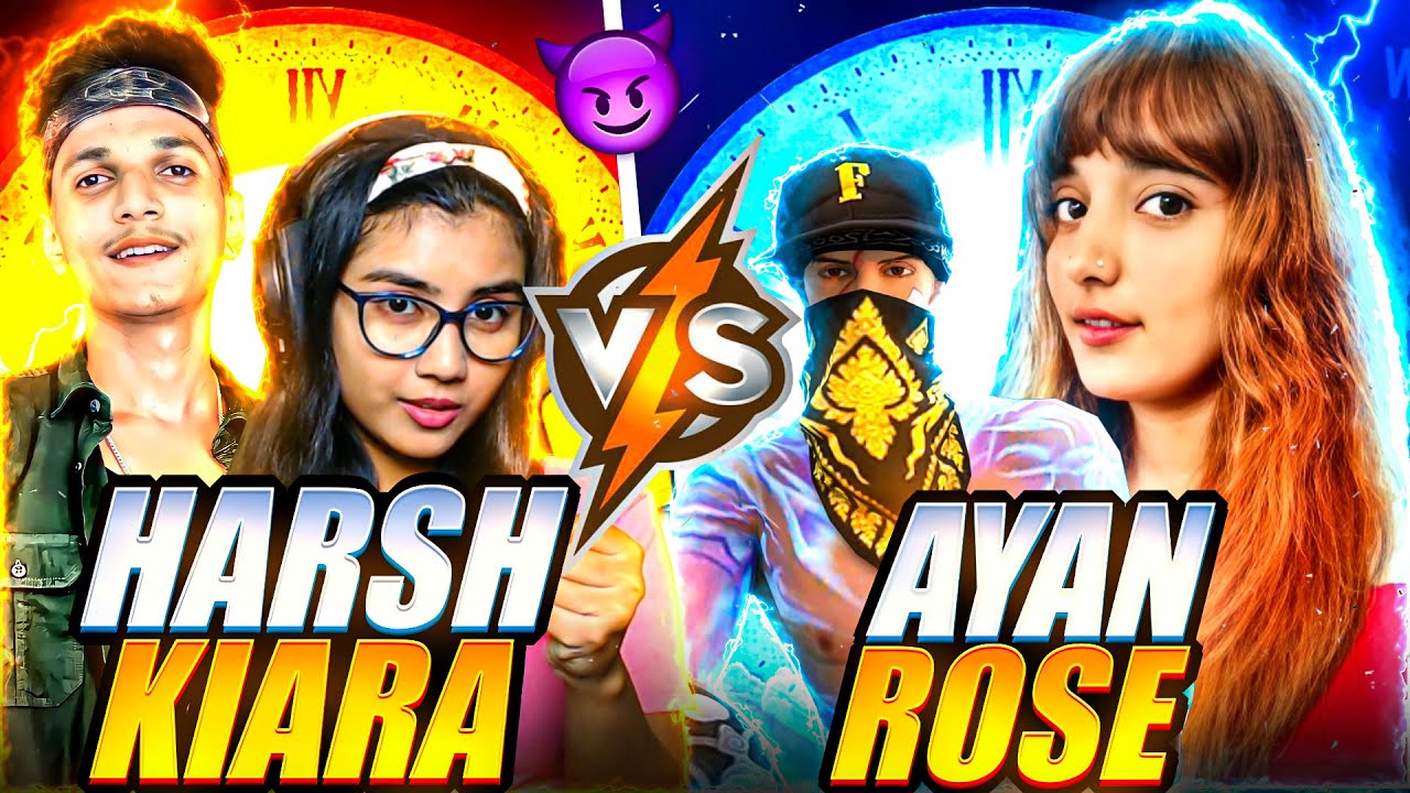 Pn Harsh ⚡ & 👾 Pn Kiara vs Pn Rose 🌹 & 👹 Pn Ayan || Most Awaited Versus ...