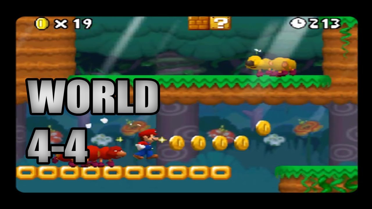 New Super Mario Bros DS World 4-4 - YouTube