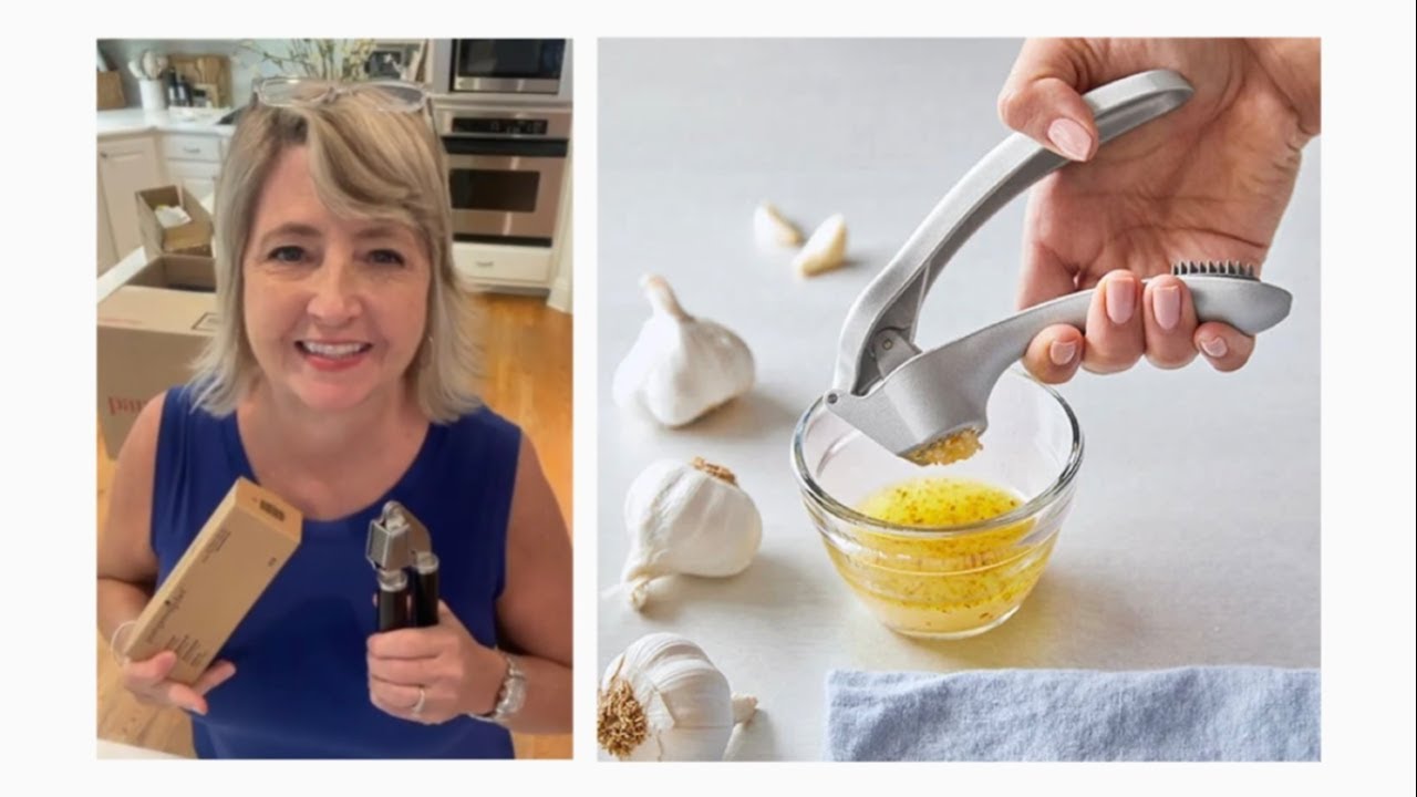 My Pampered Chef journey started with an amazing garlic press - YouTube