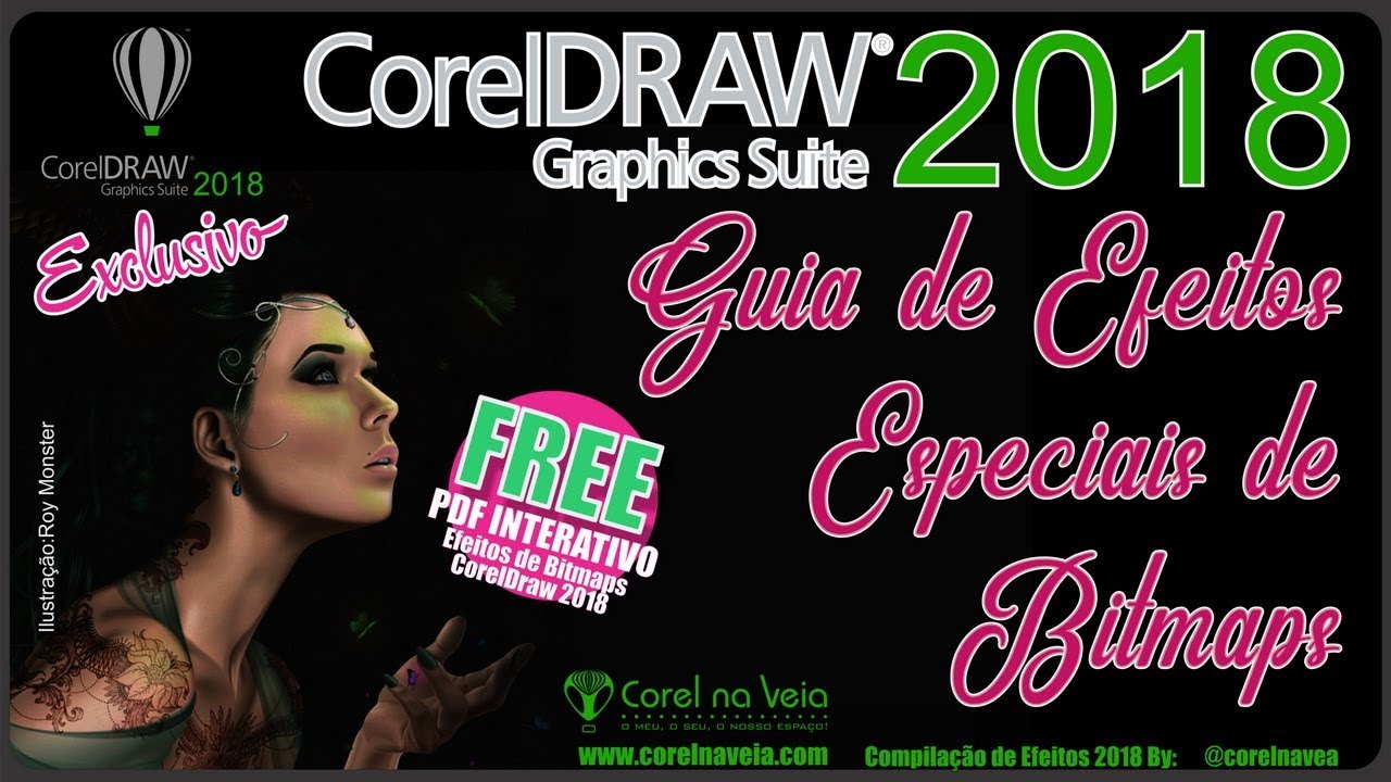 Novo Guia de Efeitos de Bitmaps CorelDRAW 2018 - YouTube