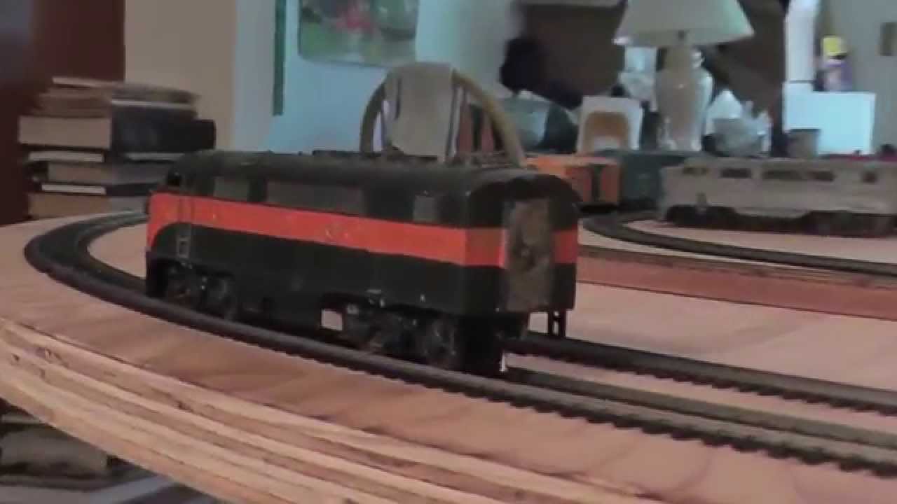 Varney HO Heavy Metal Diesel Running on Track 1655 - YouTube