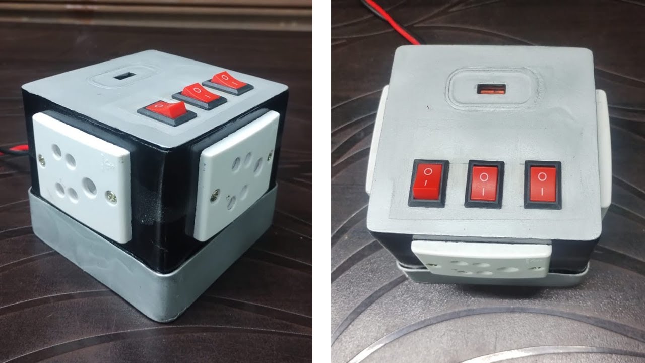 Amazing Power Extension Board With Mobile Charging Point #amazing # ...