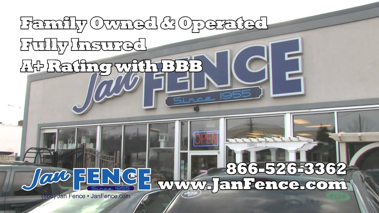 Jan Fence Contractor NJ TV Commercial - YouTube