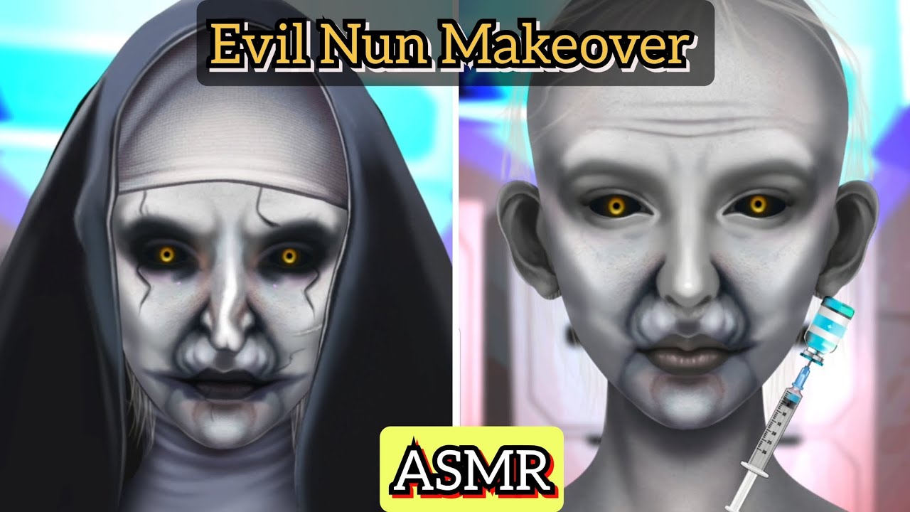 Evil Nun Makeover By Asmr Family | Extremely Shocking Makeover | Asmr ...