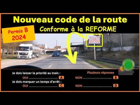 TEST Nouveau code de la route 2024-2025 conforme à la nouvelle réforme ...