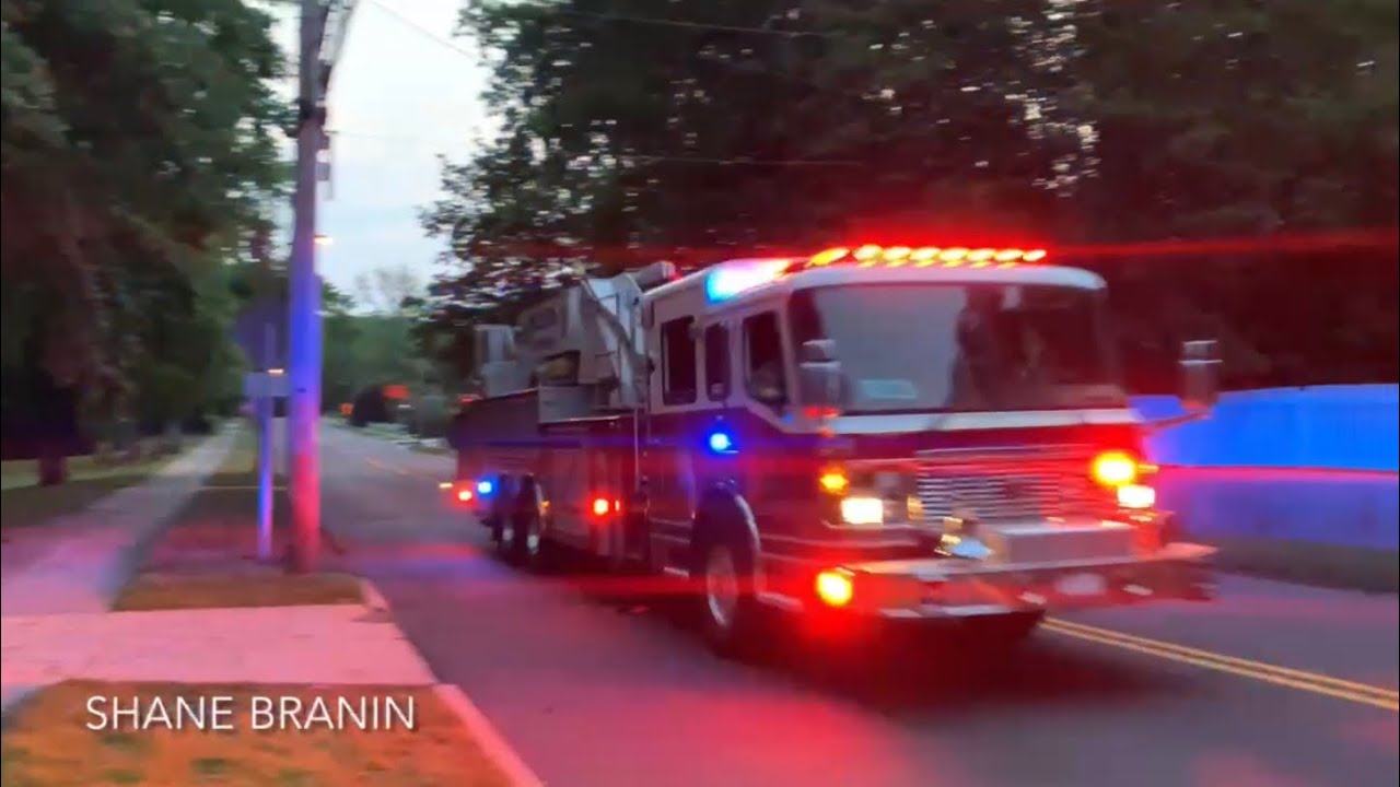 MTFD Tower Ladder 170 31-7-90 Responding 7/6/21 - YouTube