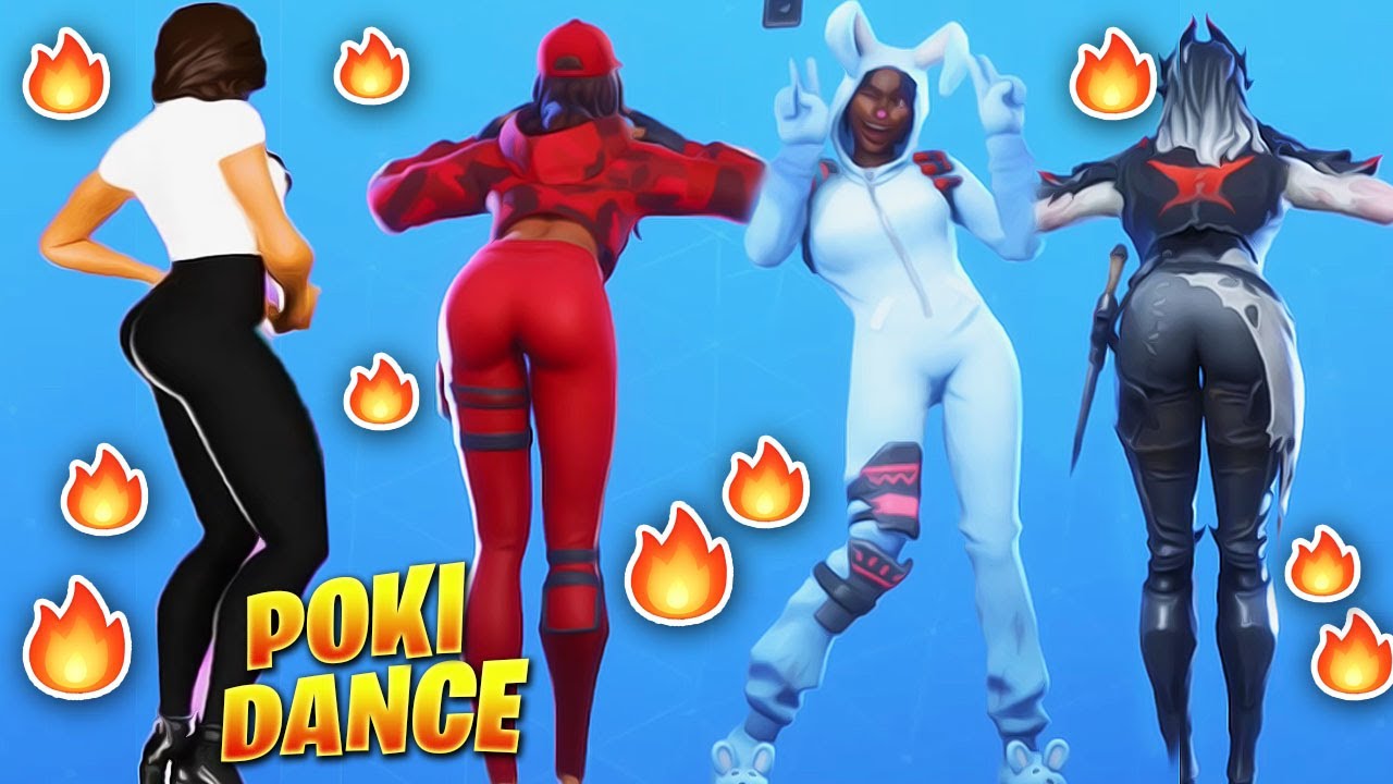👉las Skins Mas Sexys De Fortnite Con El Baile Poki🔥 Fortnite Thicc Season 11 Youtube