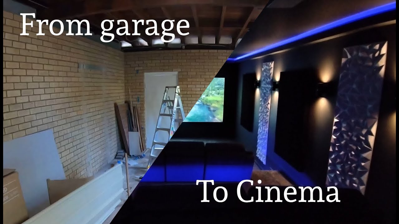 Home Theatre and Study Build (DIY) - YouTube