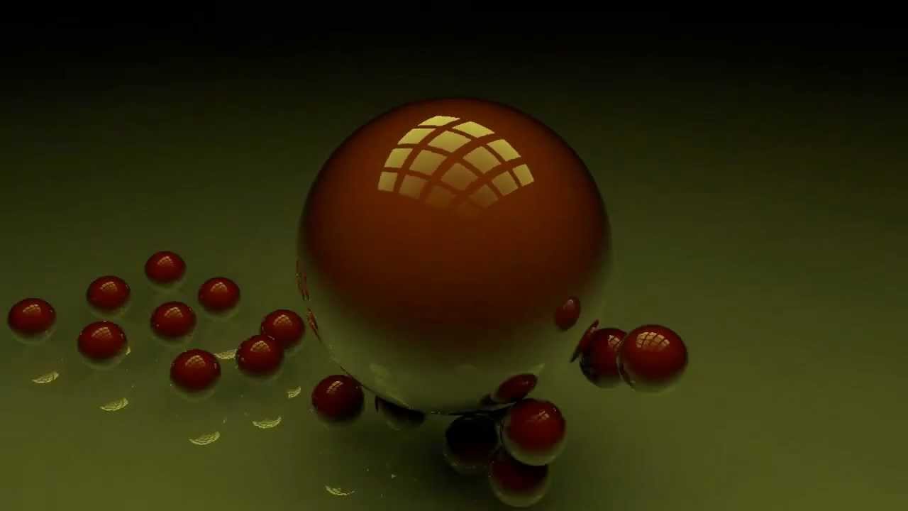 shiny ball animation - YouTube