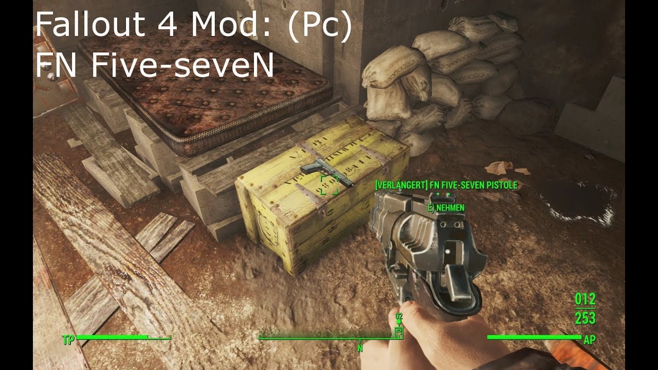 Fallout 4 Mod: FN Five-seveN (Pc) - YouTube