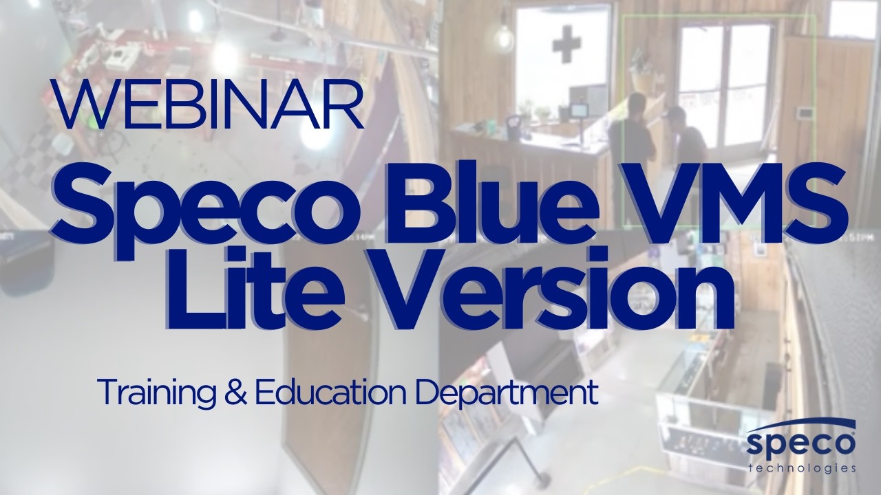 Speco Blue VMS | Tutorial | Speco Technologies - YouTube