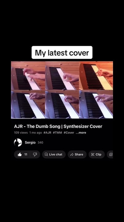 Check out my cover on “The Dumb Song” by @ajr on my channel #ajr #music #piano #tmm #themaybeman ...