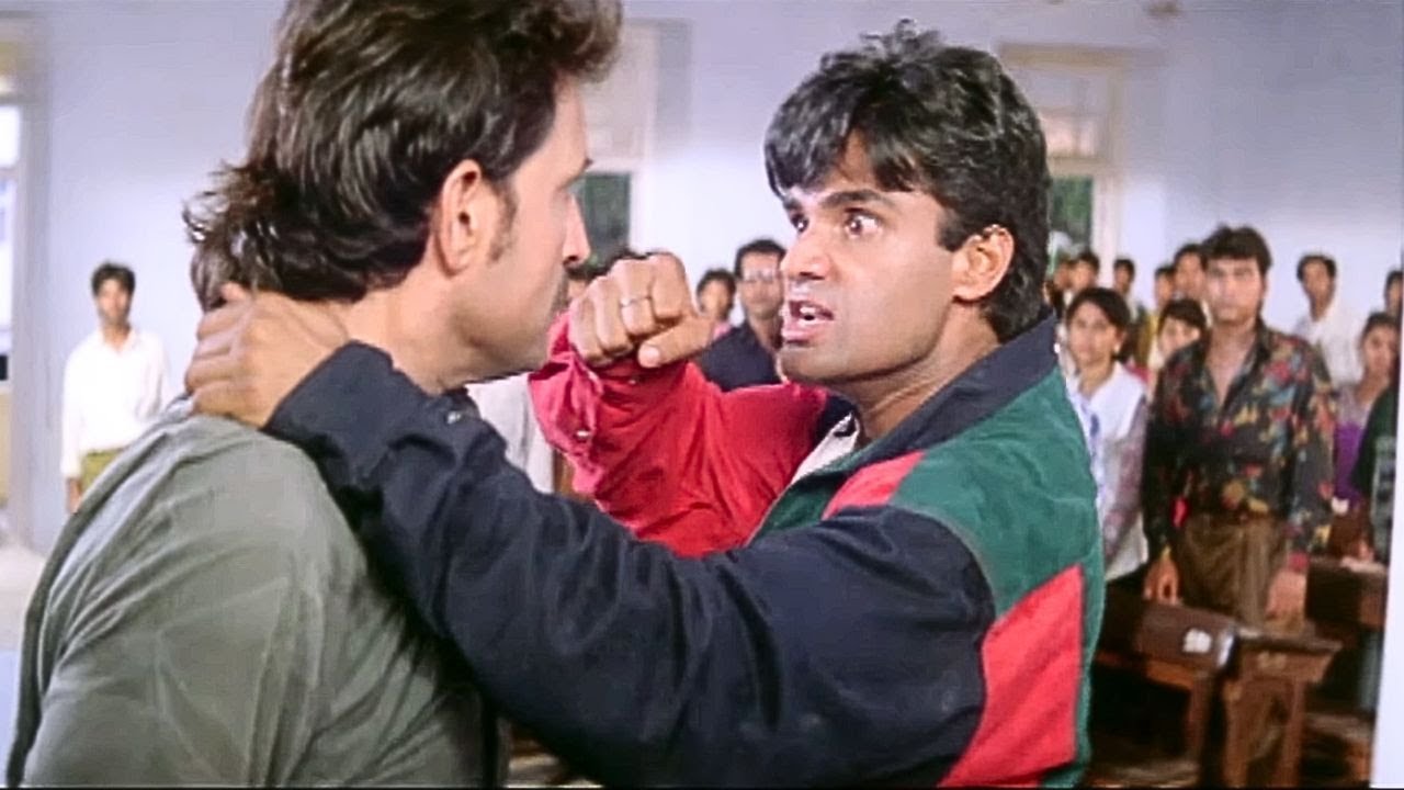 Gaddaar - Suniel Shetty, Sonali Bendre, Reema Lagoo - Best Scene ...