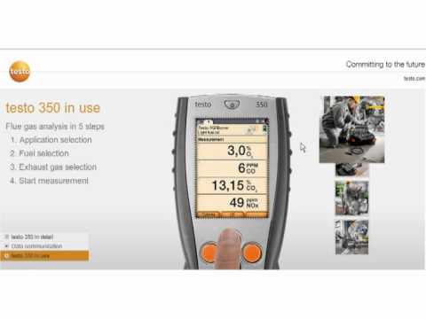 Testo 350 - Industrial Flue Gas Analyser - YouTube