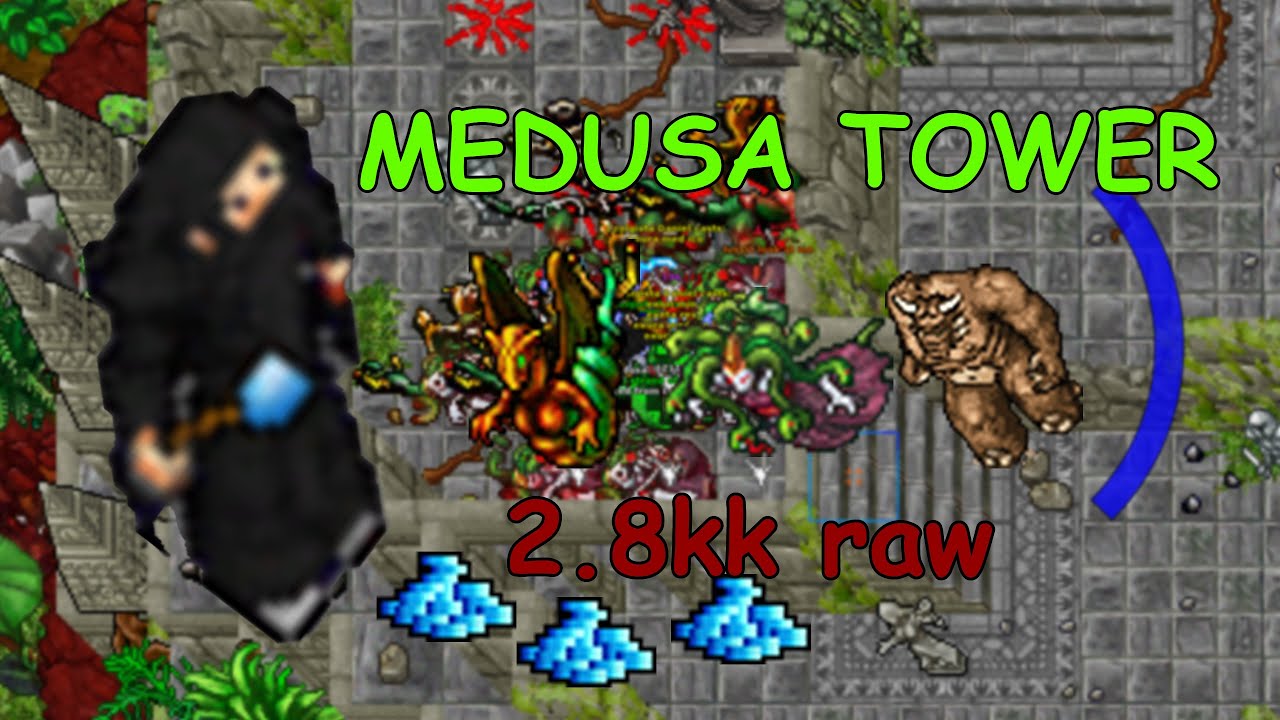 MEDUSA TOWER | PORT HOPE | EXPY DLA EK | 200+ | TIBIA 2024 - YouTube