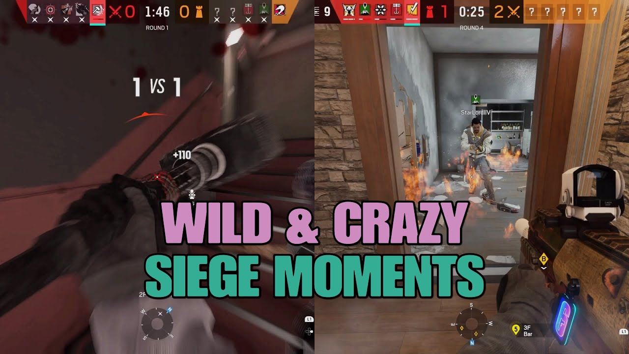 Wild & Crazy Siege Moments - Rainbow Six Siege - YouTube