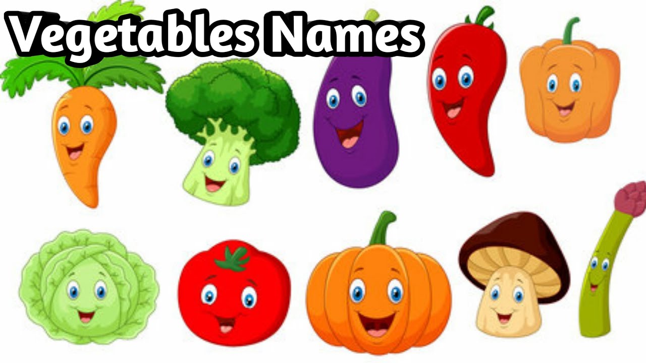 Vegetables Names in English/Kids Learning/Learning Video for Kids - YouTube