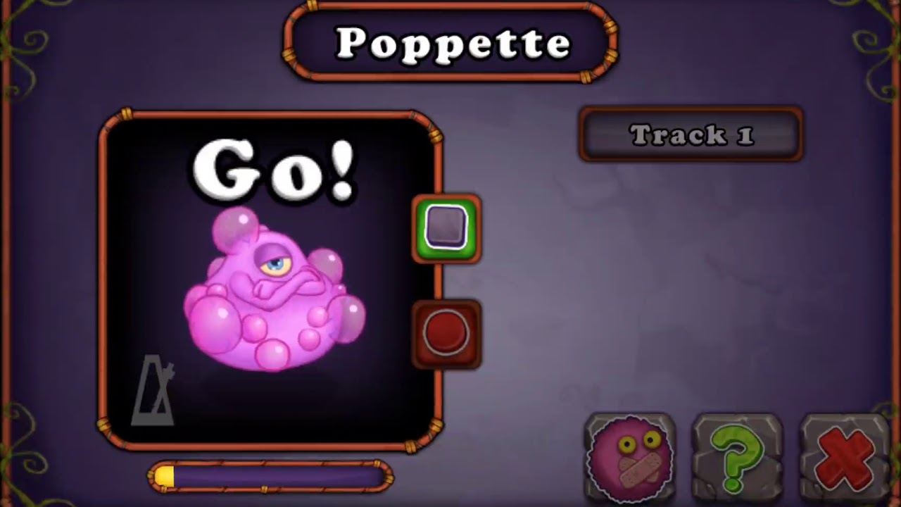 My Singing Monsters Psychic island Poppette sounds and animation - YouTube