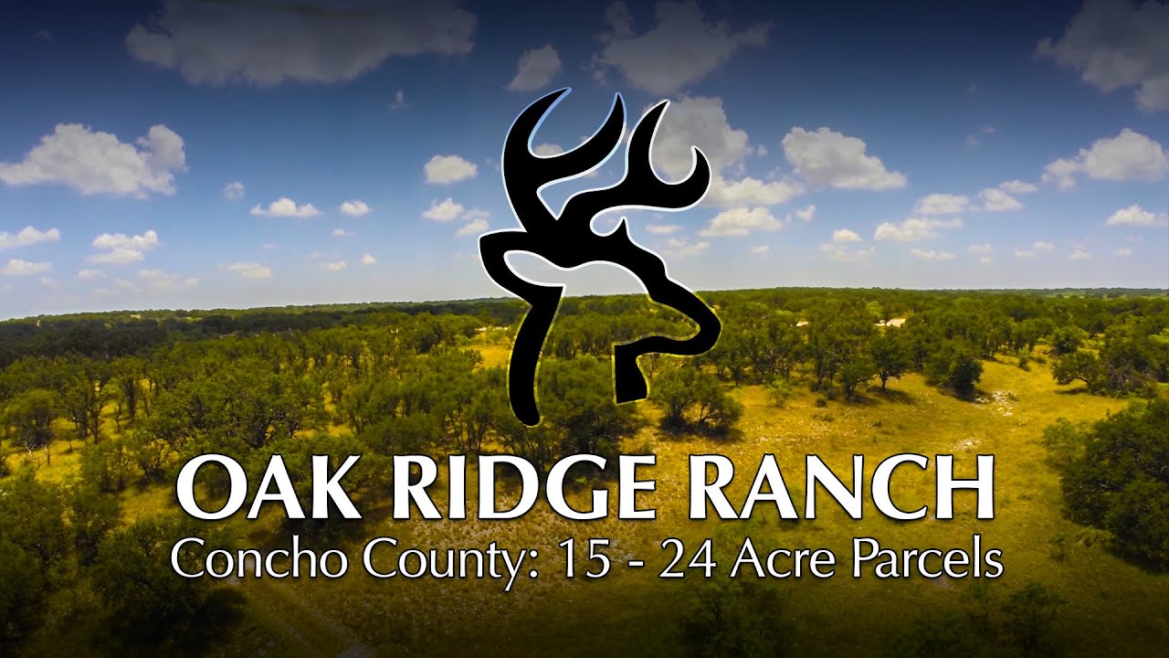 Oak Ridge Ranch - SOLD OUT - Concho County, Texas - YouTube