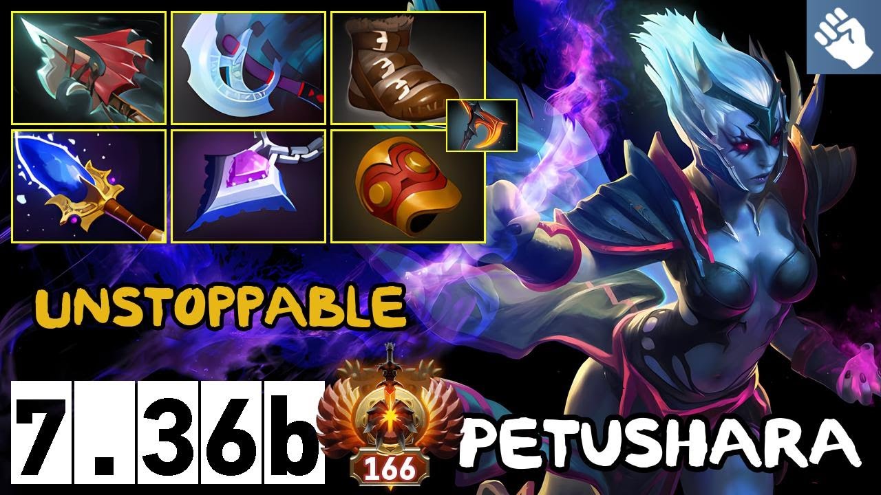 Soul Strike Vengeful Spirit Pos 1 - Unstoppable - Petushara - 7.36b - Immortal Dota 2 Pro Plays ...